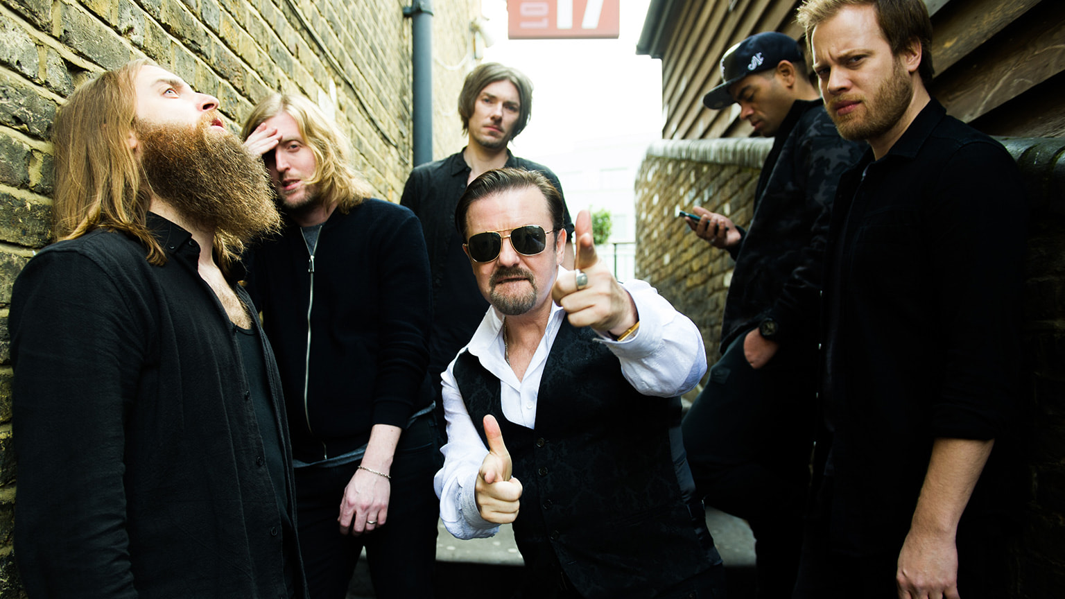 David Brent Pose Outstanding Reviews For David Brent: Life On The