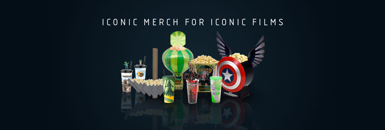 Iconic merchandise for Iconic Films at Vue