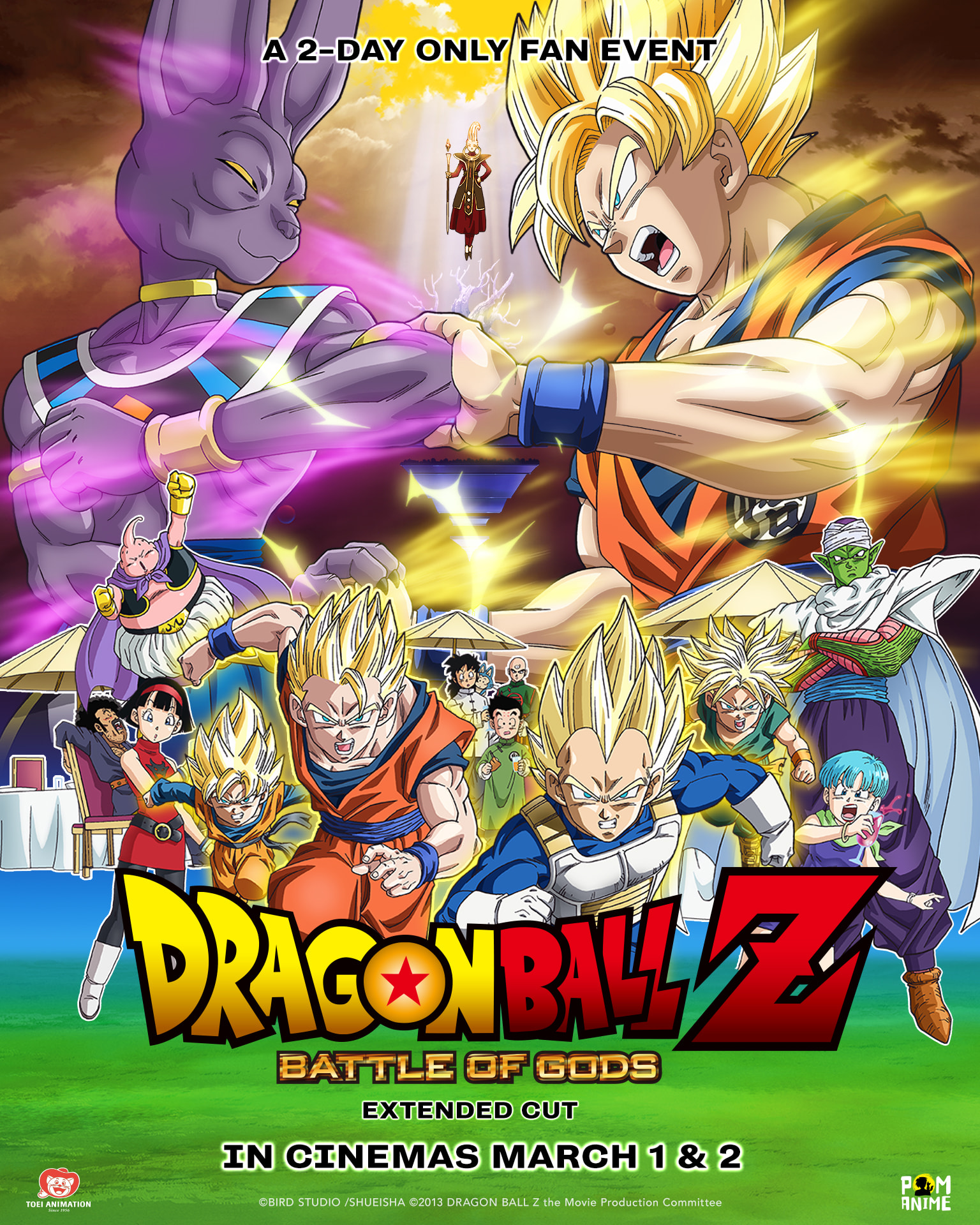 Dragon Ball Z Battle of Gods Extended Cut Subbe | Vue Cinema Times ...