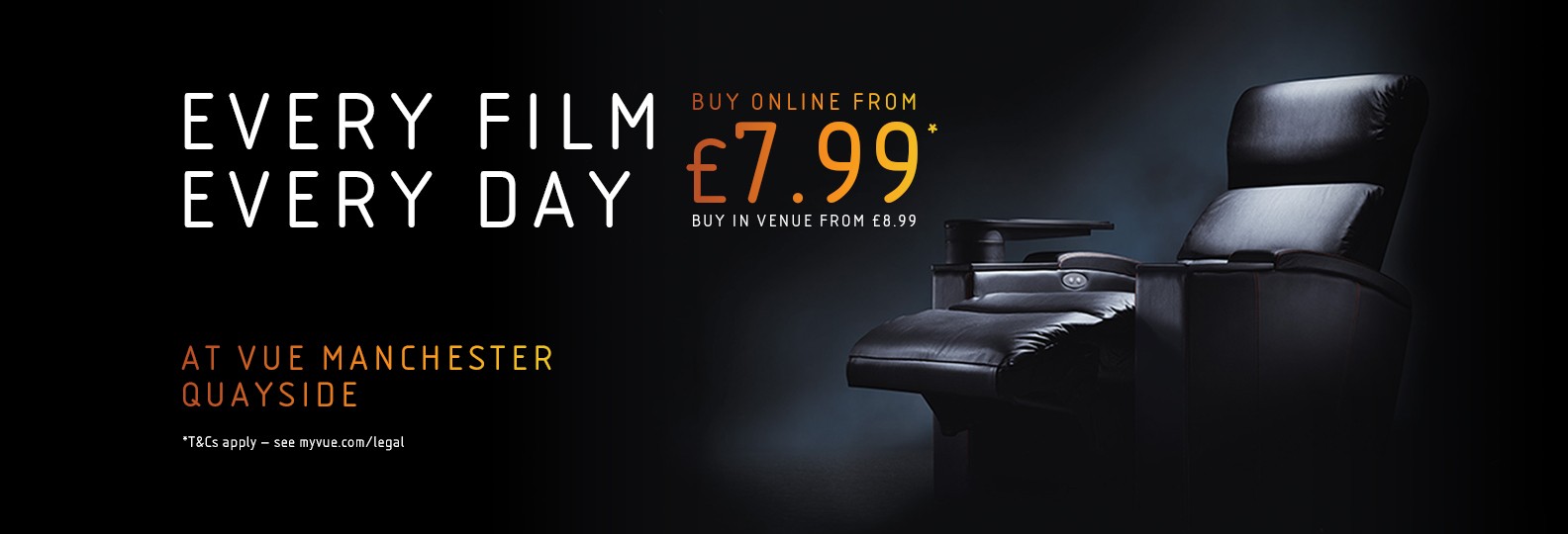 Vue Manchester Quayside Cinema | Manchester Cinema Film Listings ...